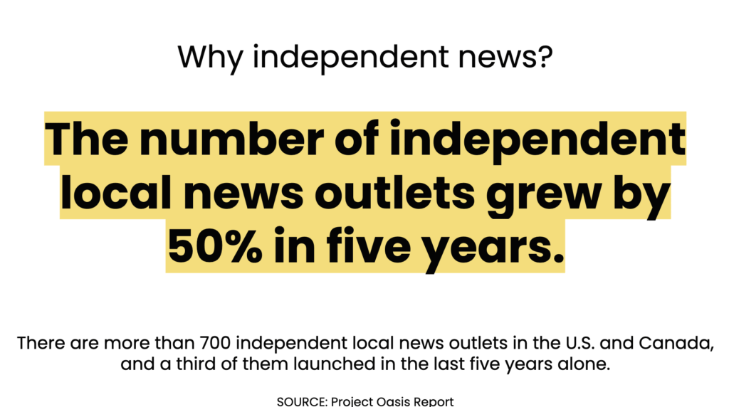 Six lessons from a year of supporting independent local news startups ...