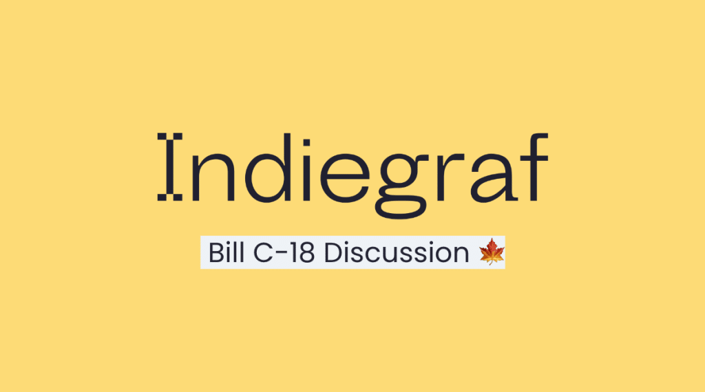 Bill C-18 Canadian Publishers – Indiegraf