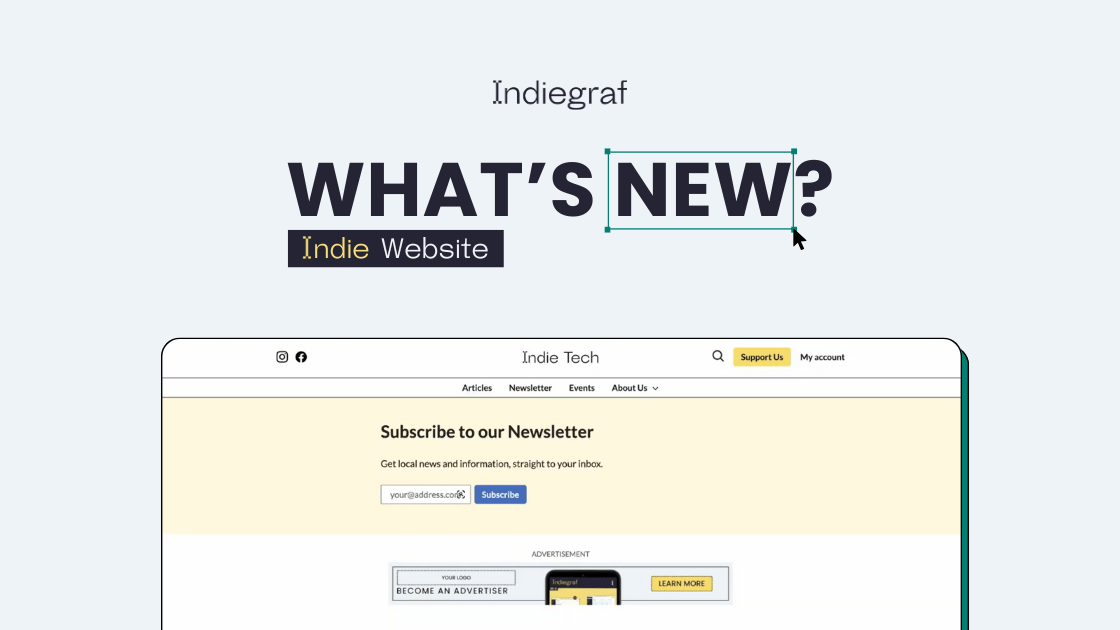 Introducing a More Flexible and Customizable Homepage – Indiegraf